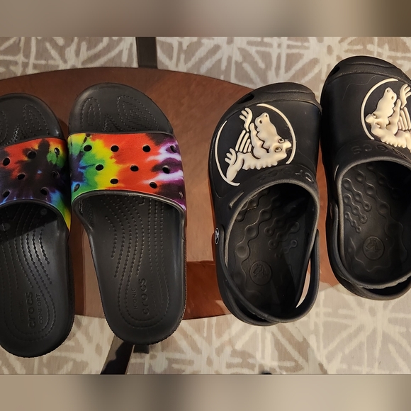 CROCS | Shoes | Bundle Of Crocs For Kids Iconic Crocs Comfort | Poshmark